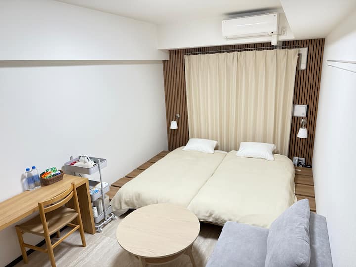 静かな住宅街/シモンズベッド/最大4名/無料タクシー/慶応日吉近く/横浜11分渋谷23分新横浜7分 - Yokohama