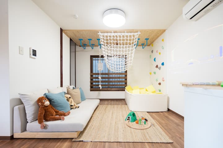 Family Stay With Indoor Kids Playground｜sleeps 6 - 日本