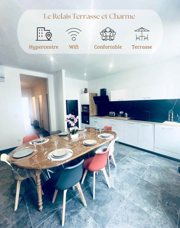 Le Relais Terrasse Et Charme De Paray - Paray-le-Monial