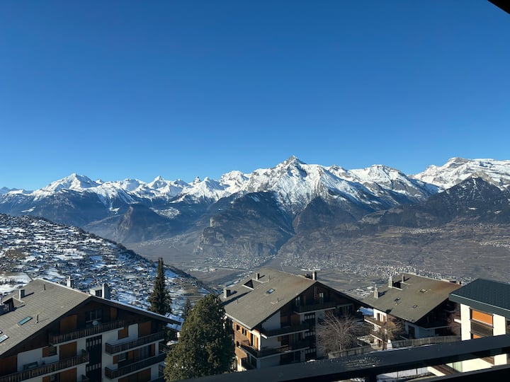 Au Cœur Des 4 Vallées Avec Superbe Vue - Veysonnaz