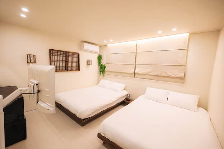 Bts숙소 카페 "휴가" 초근접!코지로그2#강남#코엑스#잠실롯데타워|장박할인|샤워실리모델링 - Seúl