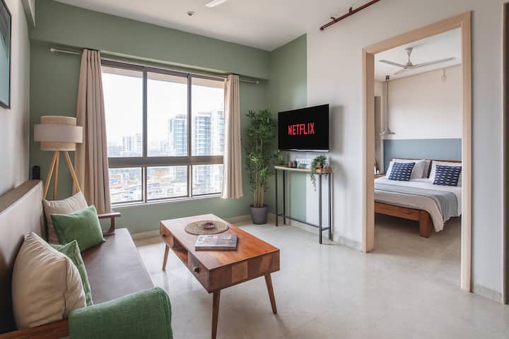 Khar |Bke E 501 | Ac |Smart Tv| Nook&co - 孟買