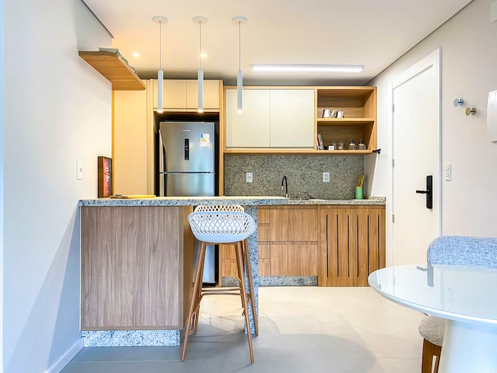 Loft Moderno 2p Vaga Piscina A 15min Da October - Blumenau