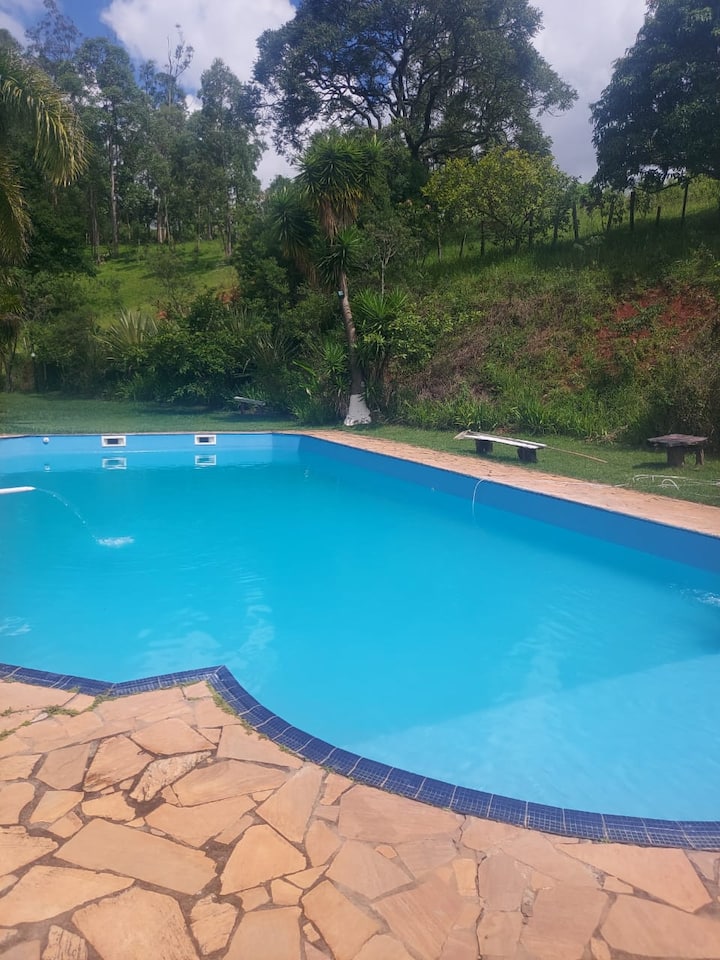 Casa De Campo Sitío 4 Casas Piscina Churrasqueira - Brazil