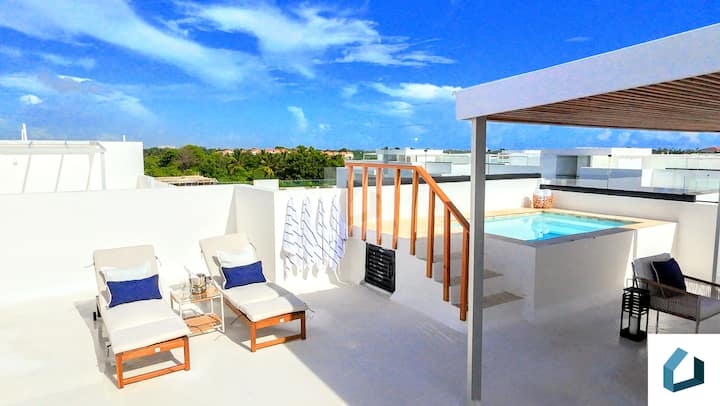 Private Rooftop Plunge Pool Sun Deck Beaches Bbq - Punta Cana