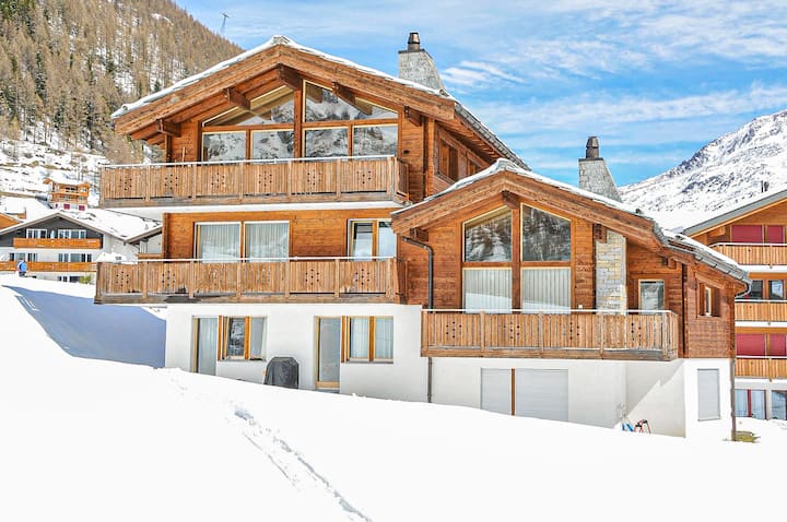 New! Ski In & Out Winter Paradise At Chalet Anna - Saas-Fee