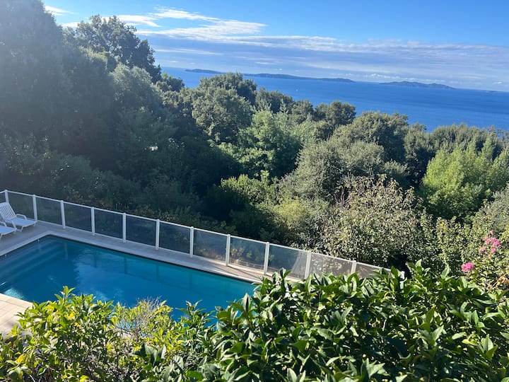 Villa Familiale Vue Mer Et Piscine Au Rayol - Rayol-Canadel-sur-Mer