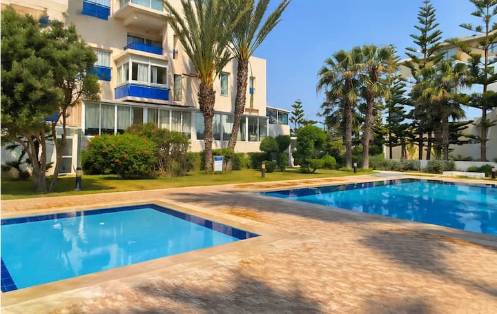 ÉLégant Appartement•véranda•vue Piscine•plage•wifi - Essaouira