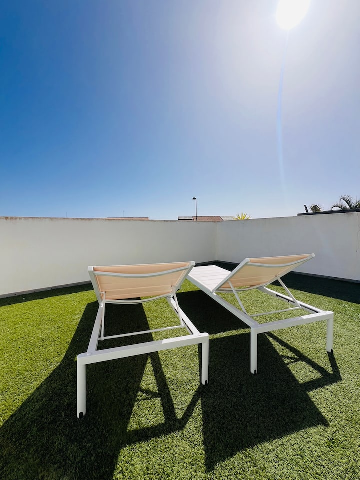 Casa Ibizkus : Piscine, Vue Mer Et Bien-être - Fuerteventura