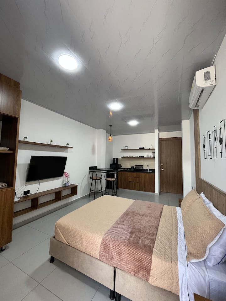 Moderno Apartaestudio Amoblado Luxury 203 - Aguazul