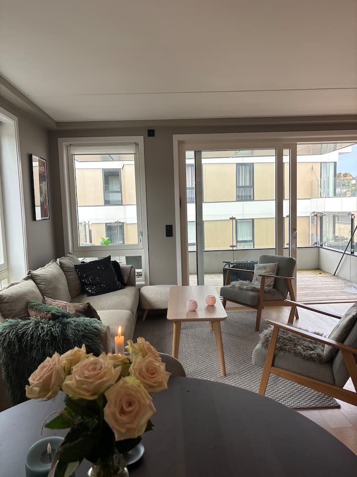 Moderne Leilighet Med Perfekt Beliggenhet - Sandefjord