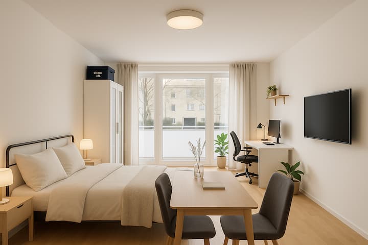Schöne 1 Zimmer Wohnung Mit Balkon - München