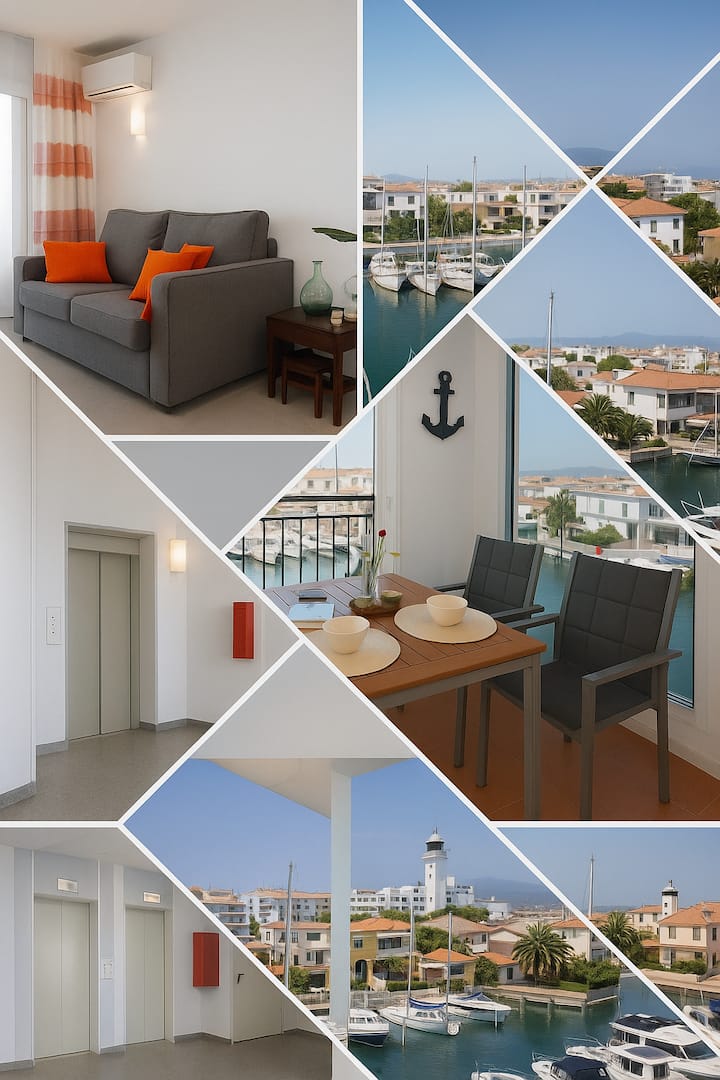 Apartamento Salins Vista Al Canal De Empuriabrava - Ampuriabrava