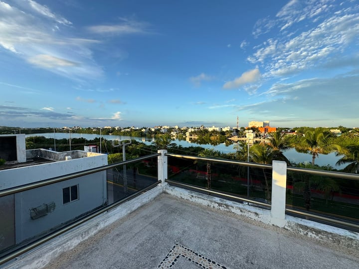 Balcón Y Terraza Disfruta El Amanecer Y Atardecer - Isla Mujeres