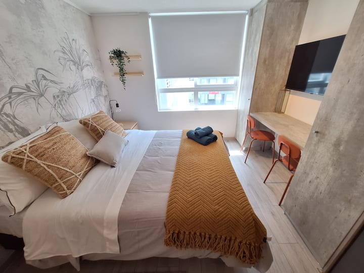 Departamento Completo, Estudio, Amoblado Completo - Santiago