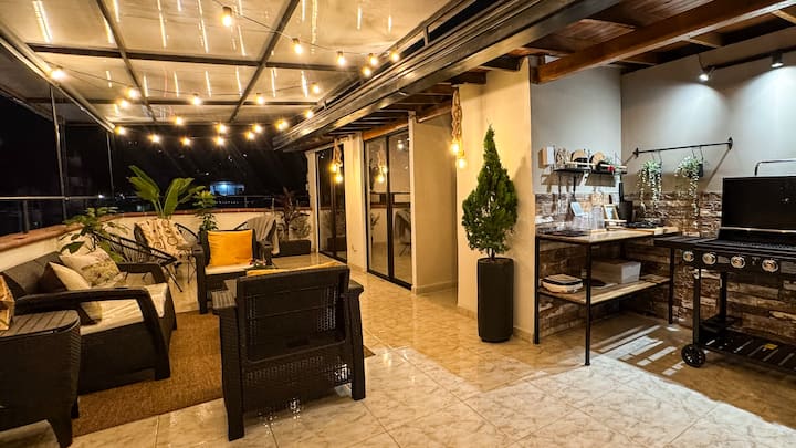 Moderno Apto Lounge/bello/3mn Ccfabricato/bbq/ac - Copacabana