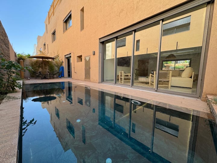 Agréable Villa Familiale Résidence Securisée Pool - Morocco