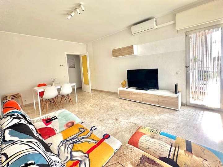 Luminoso Y Acogedor Apartamento A 10 M De La Playa - Coma-ruga