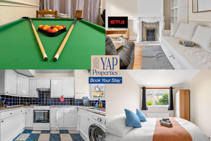 3br | Sleeps 8 | Fulham | Games | Wifi | Smarttv - Fulham