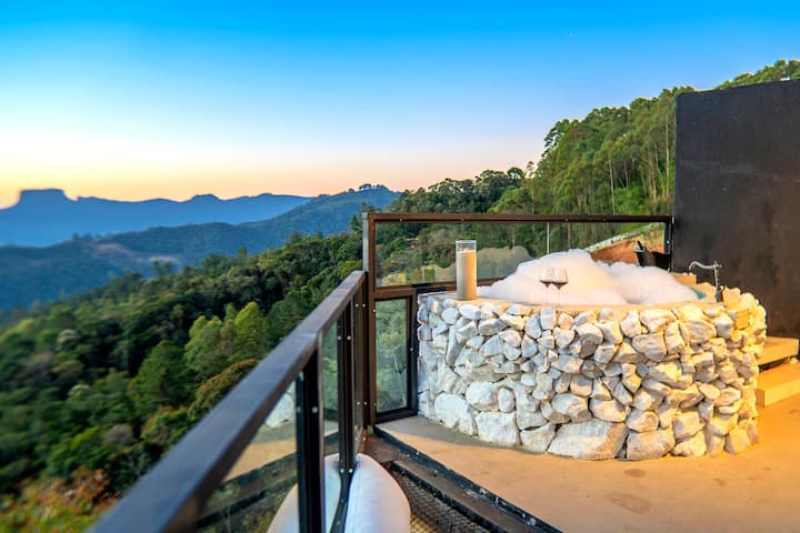 Chalé Spa - Tiny- Sauna Jacuzzi Lareira - Santo Antônio do Pinhal