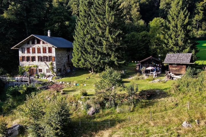 Historisches Haus Mit Zwei Wohnungen Und Alphüttli - マイリンゲン