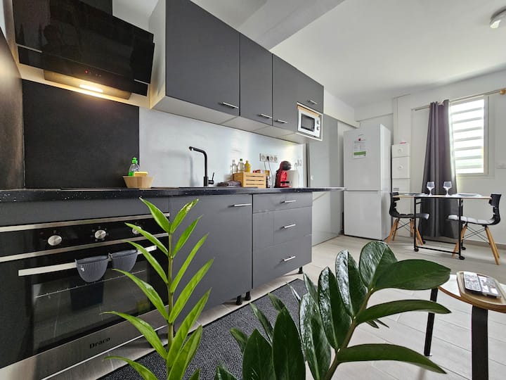 《Nouveau》 Studio Cosy à 1 Minute Du Centre-ville - French Guiana