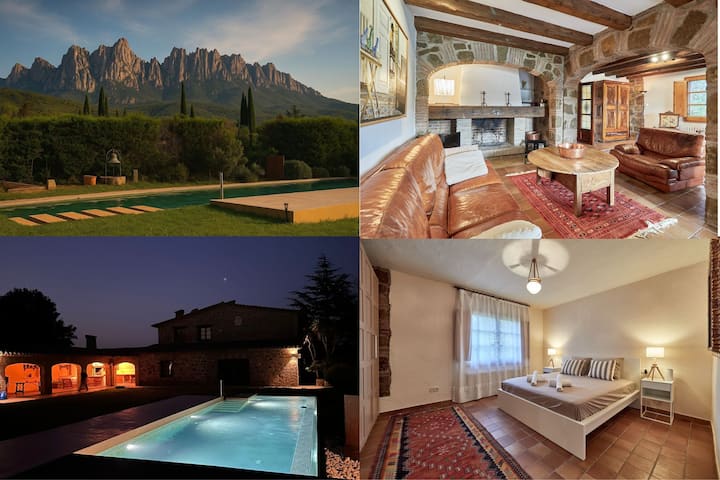 Luxrural Montserrat, Encanto Rural Y Vistas úNicas - Manresa