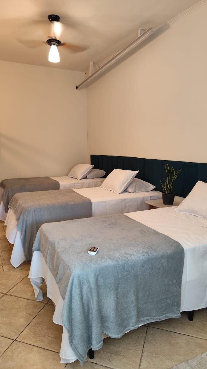 Quarto 06 - Triplo Solteiro - Ideal Empresas - Rio Claro