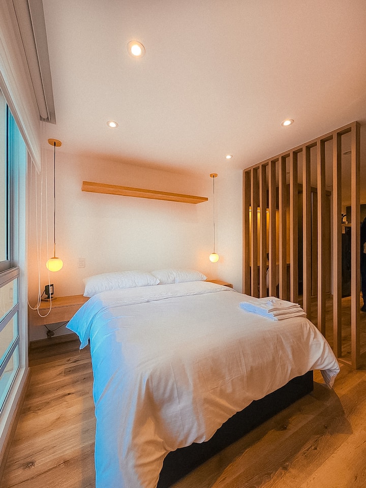 Moderno Apartaestudio En El Centro + Coworking - Colombia