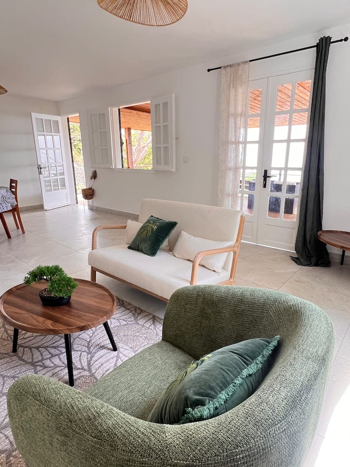 Maison Créole Avec Terrasse Et Vue Mer - Saint-Leu