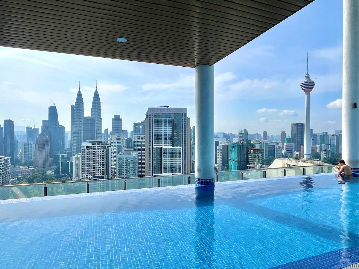 @9SB3106 MEJOR vista a la piscina KLTower KLCC Merdeka Tower - Deptos ...