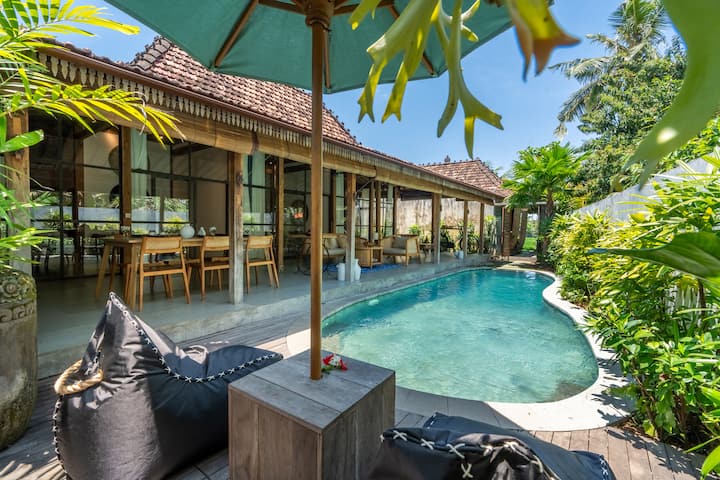 Designer Villa • Private Pool • 18 Min Ubud •Quiet - Bali