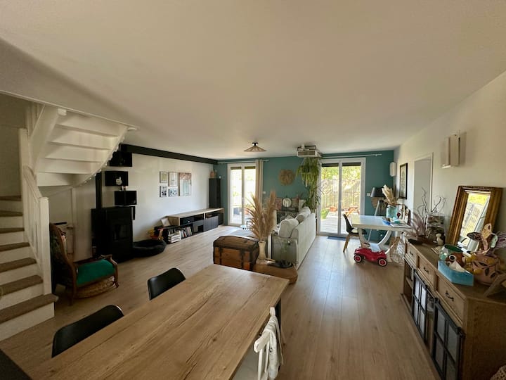 Maison Calme Avec Jardin Et Donnant Sur Grand Parc - Colomiers