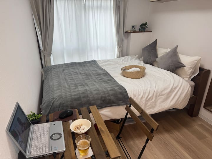 最上階広々バルコニーでリラックス/外気浴可能/無料Wifi/吉祥寺徒歩3分/新宿10分/渋谷15分 - Musashino