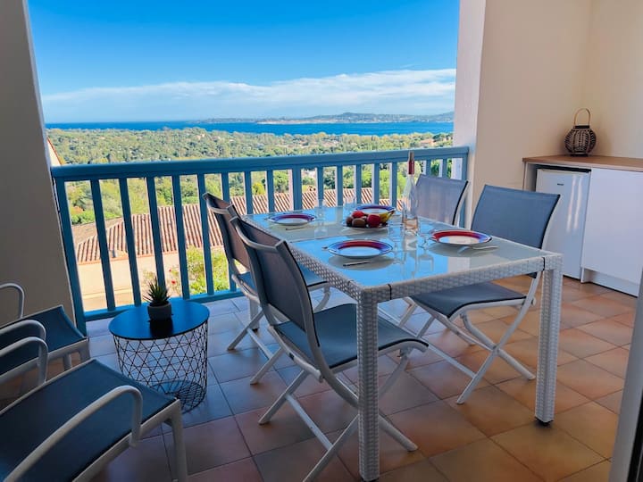 Spacieux T2 Superbe Vue Mer - Grimaud