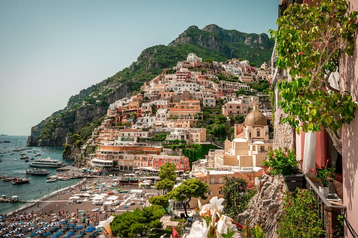 Luxury Villa Con Vista Mare Nel Cuore Di Positano - Positano