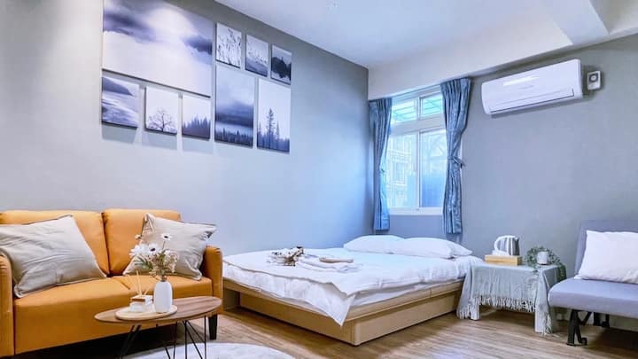 [有窗]Affordable Double Room | Near Ximen Mrt 6a - Taipei