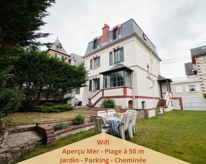 Cabourg Maison Familiale 12 Pers•plage 50m•jardin - Cabourg
