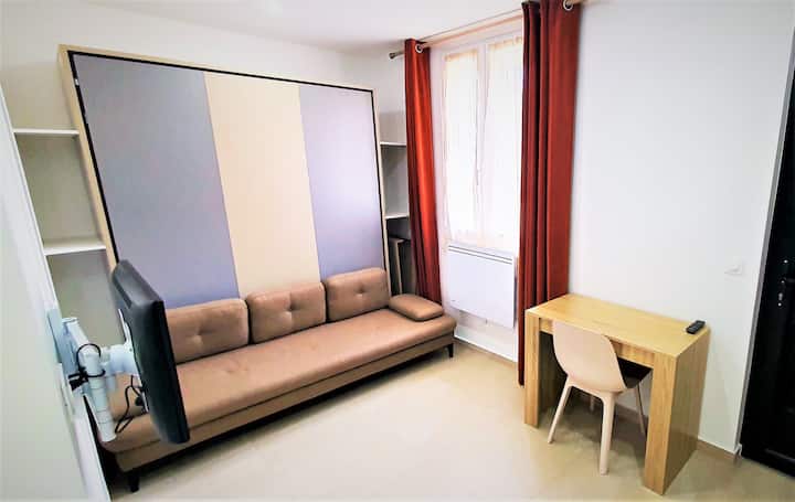 Studio Proche Paris & Bourget / -15% Long Séjour - Drancy