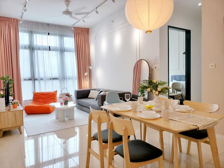 Jom Famil Suites Moderm Design Pradigm 3br@9-12pax - Skudai