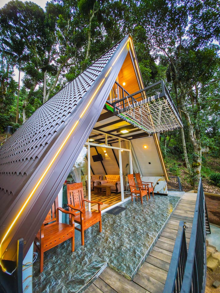 White Moon A Frame Cabin 02 With Air Conditioning - Sri Lanka