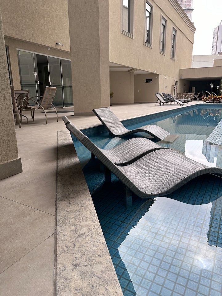 Apê Moderno Com Piscina A 400m Do Mar – Itapema - Itapema