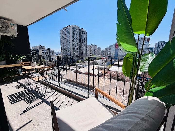 Modern Apart ÑUñoa, 4 Pax, Gym, Swimming Pool - Santiago