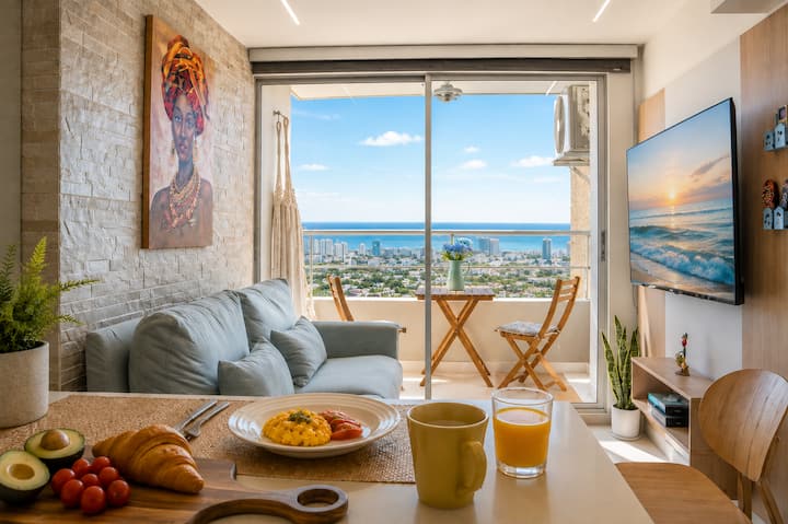 Sea View | 21st Floor | Pool | 10 Mins To The Centre - Cartagena
