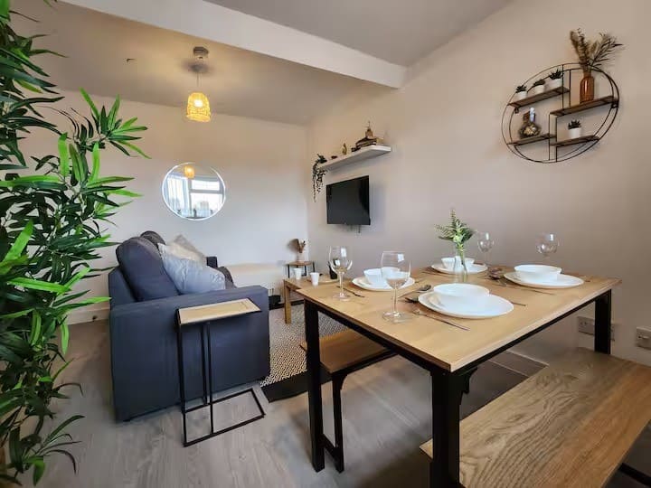 Smart Entry•fast Wifi•hotel Linen•15 Min To Centre - Cardiff