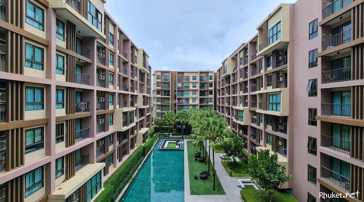 1bedroom Apt With Amazing Pool & Gym - Phuket