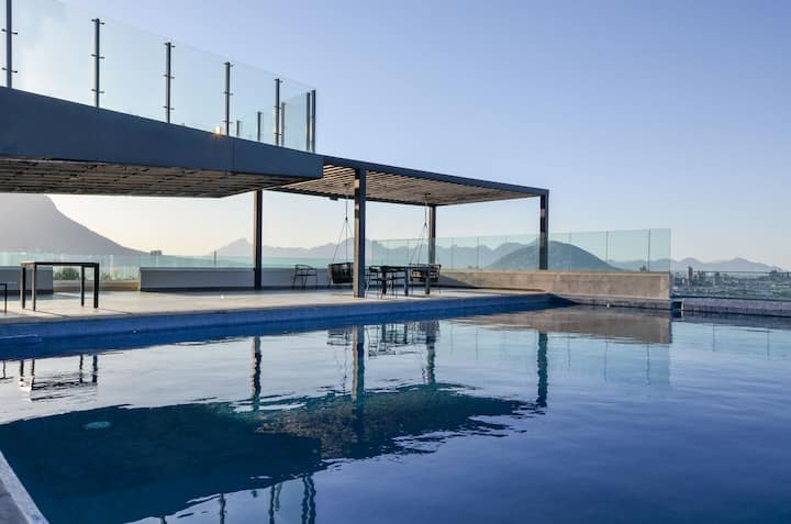 ¡Luxury In Fundidora! 4 Guests + Wifi, Gym & Pool - 몬테레이
