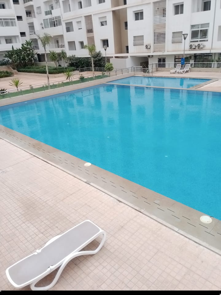Agadir Appartement F4 Piscine Wifi Parking Gratuit - Agadir