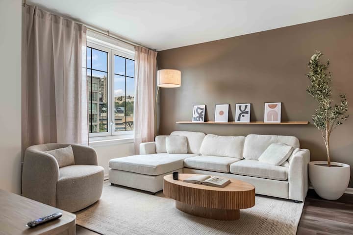 The Hudson Loft® Designer 1br Condo 15 Min To Nyc - Jersey City