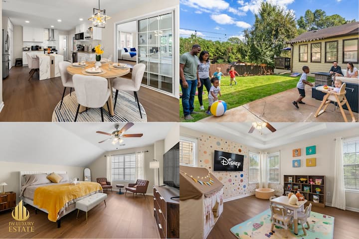 5bd 5br Retreat | Cinema + Game Room | Firepit - Stone Mountain, GA